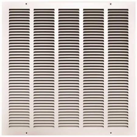 Tru Aire 20 in. x 20 in. White Stamped Return Air Grille 170 20X20 | Zoro