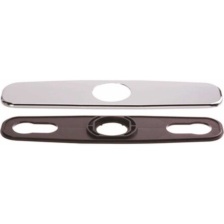 Premier 3-Hole Deck Plate in Chrome Polished Chrome NEW135 | Zoro