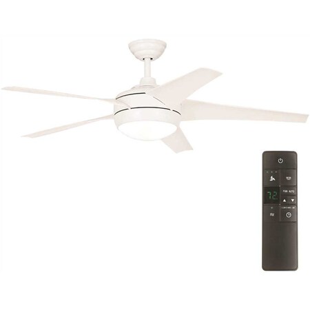 Home Decorators Collection Windward IV 52 in. Indoor Matte White ...