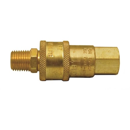 Mec Quick Connector 1/4 in. Male NPT x 3/8 in. Female NPT ME-GMC4 | Zoro