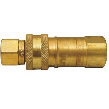 Mec Quick Connector 3/8 in. Male NPT x 3/8 in. Female NPT ME-GMC6 | Zoro