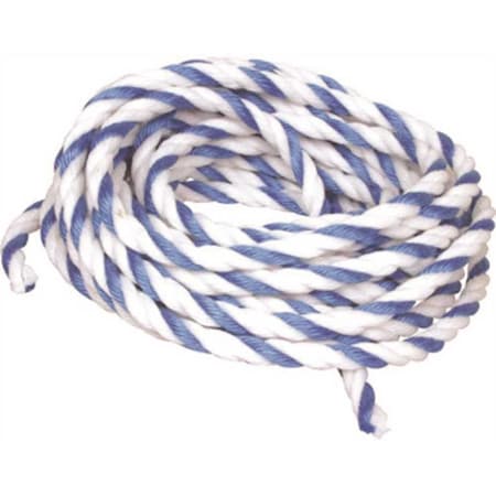 American Granby 3/8 in. x 50 ft. Braided Blue and White Pool Rope AMG ...