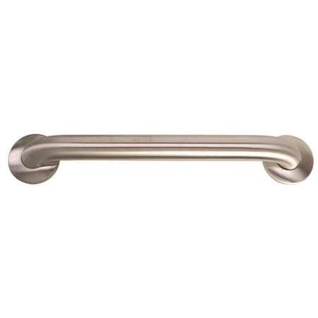 Premier ROUND FLANGE GRAB BAR, 30 IN., STAINLESS STEEL 559354 | Zoro