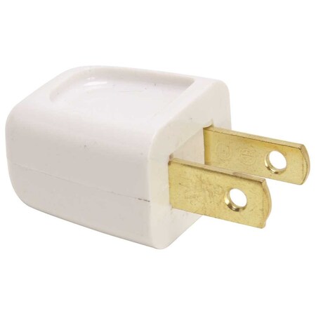 Satco Straight Blade Plug, 1-15P, 10 A, 125V AC 90/1520 | Zoro