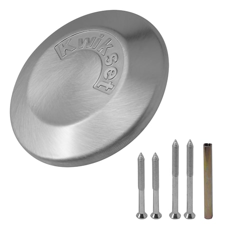 Kwikset Satin Chrome Single-Sided Deadbolt Conversion Kit 664 26D CONV ...