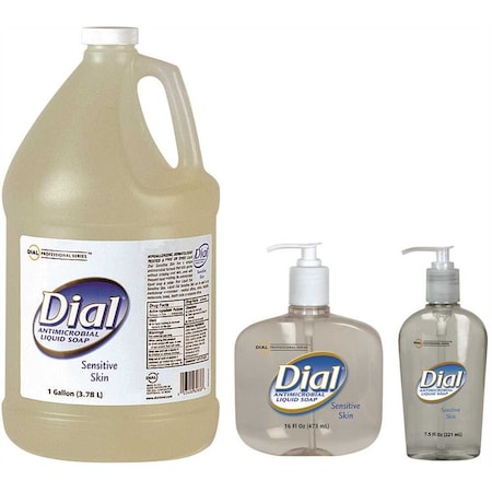 Dial Sensitive Skin Antimicrobial Liquid Hand Soap 1 Gallon Refill ...