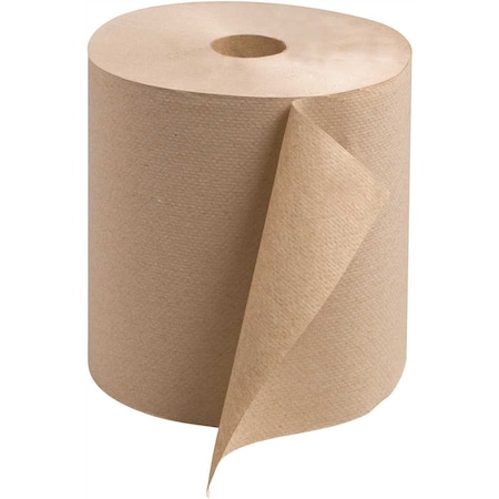 Renown Natural Hardwound Paper Towels 800 ft. Per Roll, , 6PK REN06004 ...