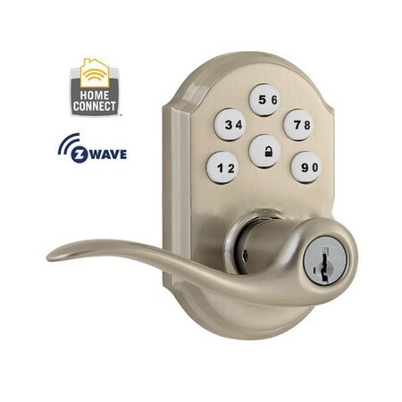 Kwikset SmartCode 912 Touchpad Electronic Lever 912-TNL-TRL-ZW-15-SMT ...