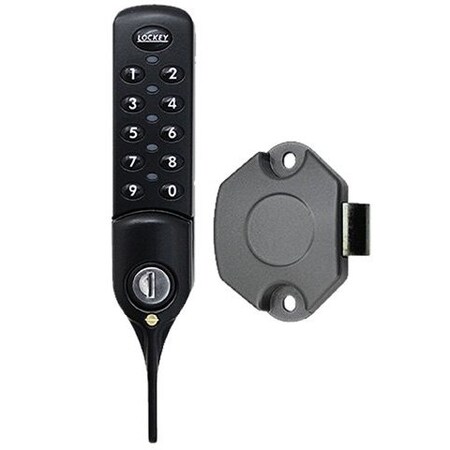Lockey Digital Electronic Cabinet Lock W/ ADA Lever Handle W/ Slam ...