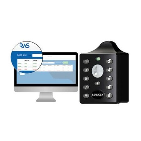 Lockey Electronic Locker Lock W/ Remote Allocation System RAS Black ...