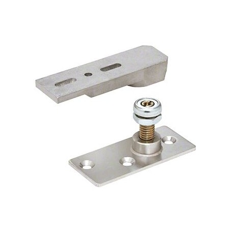 Jackson Brushed Stainless 1000 Series Heavy-Duty Floor Pivot J10FPBS | Zoro