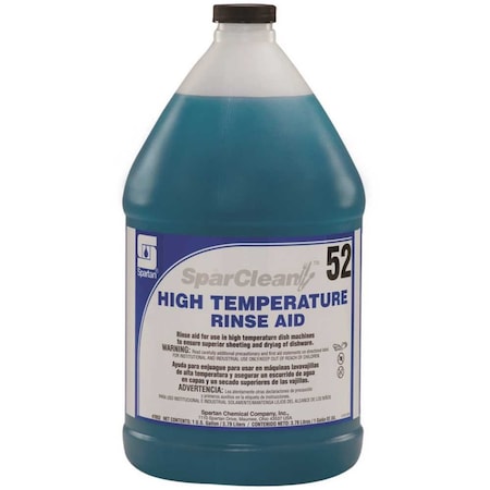 Spartan Chemical SparClean 1 Gallon High Temperature Rinse Aid 765204 ...