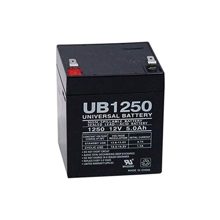 Universal Power Group Battery, 12V DC, Lead Acid Chemistry UB1250 | Zoro