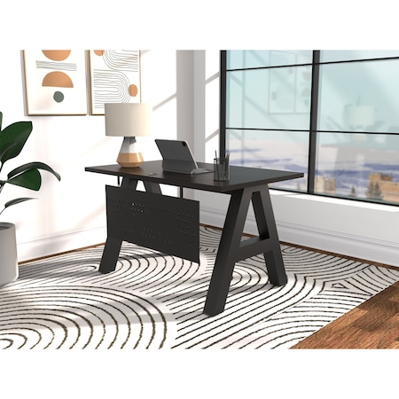 We'Re It A-Frame Writing Desk W/ Modesty Panel, 30 in D X 30 in H, 48 ...