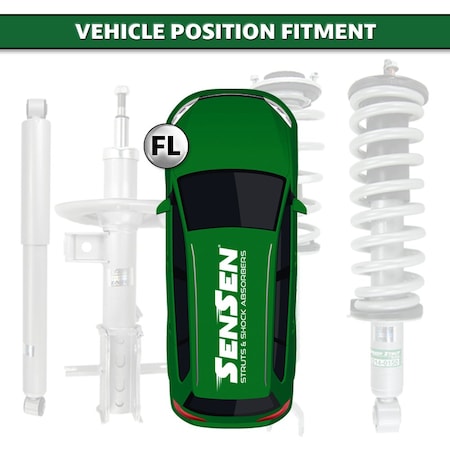 Sensen Front Left Complete Strut Assembly Compatible with 2000-2002 ...