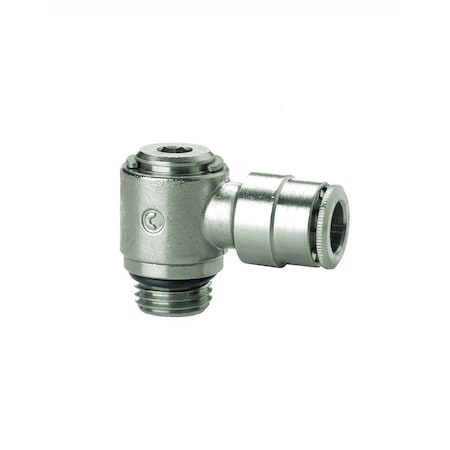 Camozzi Banjo Fitting, Tube x M5 Orienting Thread, Brass, NBR Seal, 4 ...