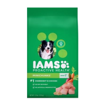 Iams Iams Complete ProHealth Adult Dog Food Mini Chunks 3.3lbs, PK4 ...