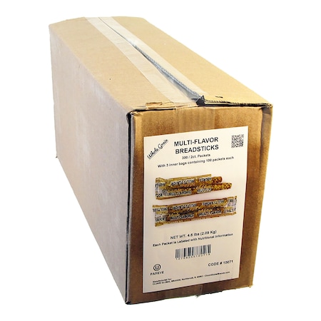 Cgb CGB Multi Flavor Whole Grain Breadsticks 2 Count, PK600 10071 | Zoro