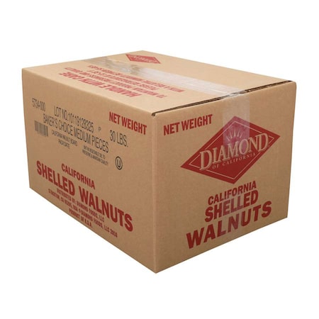 Diamond Diamond Baker Choice Medium Walnut Pieces 30lbs 0105734000 | Zoro