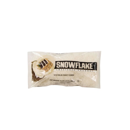 Snowflake Coconut Fancy Shred Sweetened 1lbs, PK10 G12158.50 | Zoro