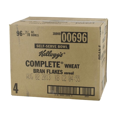 Kelloggs Kellogg's All Bran Complete Wheat Flakes Cereal .88 oz. Bowl ...