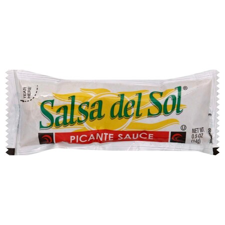 Salsa Del Sol Salsa Del Sol Picante Sauce Packets .5 oz., PK200 ...