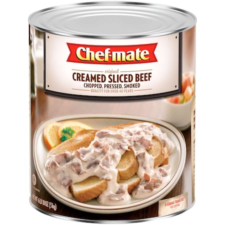 Chef-Mate Chef-Mate Creamed Sliced Beef 106 oz., PK6 10050000050281 | Zoro