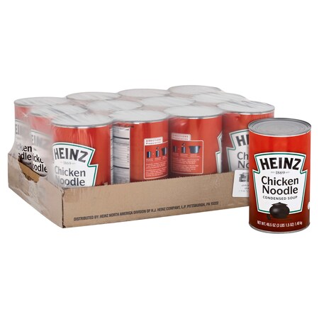 Heinz Heinz Chicken Noodle Soup 49.25 oz. Can, PK12 10013000431405 | Zoro