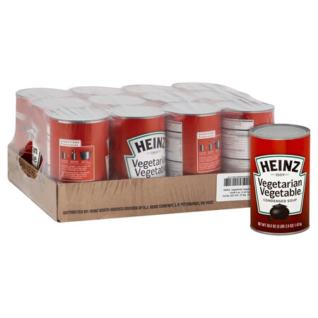 Heinz Heinz Vegetarian Vegetable Soup 50.5 oz. Can, PK12 ...
