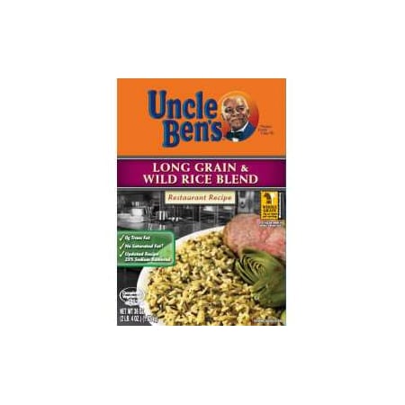 Uncle Bens Uncle Ben's Long Grain And Wild Rice 36 oz. Box, PK6 02004 ...