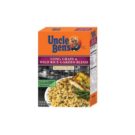 Uncle Bens Uncle Ben's Long Grain And Wild Garden Rice 36 oz. Box, PK6 ...
