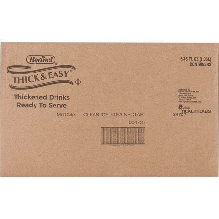 Thick & Easy Thick & Easy Clear Thickened Iced Tea Nectar Consistency ...