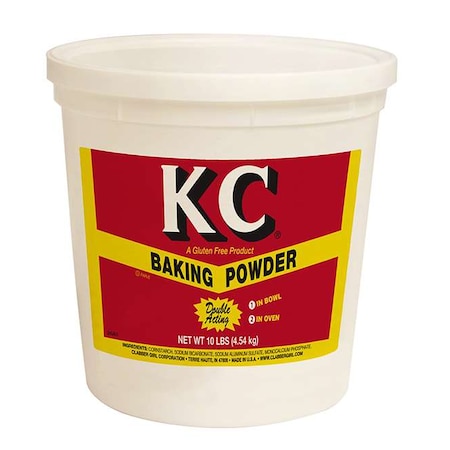 Kc Baking Powder 10lbs KC Baking Powder- Gluten Free, PK4 00455 | Zoro