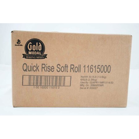 Gold Medal Gold Medal Baking Mixes Quick Rise Soft Roll Mix 5lbs, PK6 ...