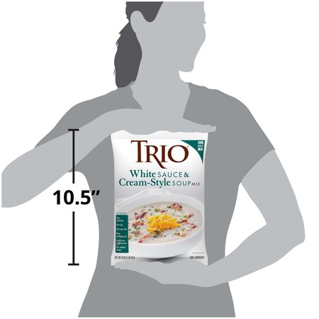 Trio Trio White Sauce & Cream-Style Soup Mix 16 oz., PK8 10050000415011 ...