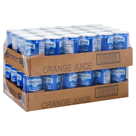 Bluebird Bluebird From Concentrate Shelf Stable Orange Juice, PK48 ...