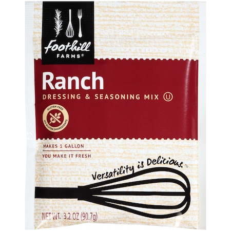 Foothill Farms Foothill Farms Ranch Dressing Mix 3.2 oz. Packet, PK18 ...