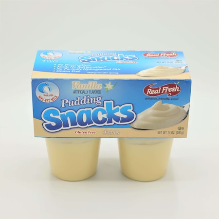 Real Fresh Real Fresh Vanilla Pudding 3.5 oz., PK48 30891 | Zoro