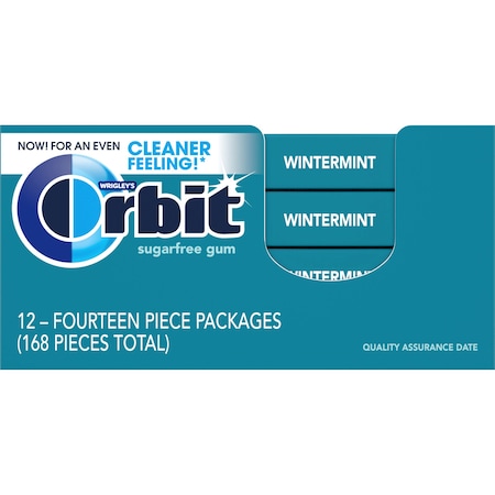 Orbit Orbit Winter Mint Gum 14 Pieces, PK144 255776 | Zoro