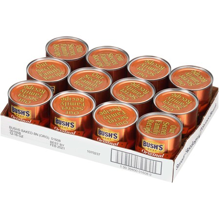 Bushs Best Bush's Original Baked Beans 16 oz. Can, PK12 01608 | Zoro
