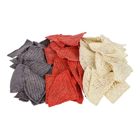 Mission Foods Mission Foods Pre-Cut Unfried Tri-Color Tortilla Chips ...