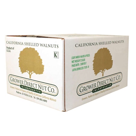Commodity Nutmeats Commodity Light Amber Combo Walnut Halves & Pieces ...