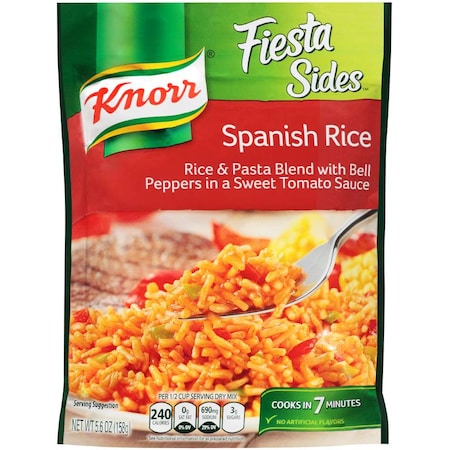 Knorr Knorr Rice Sides Spanish Rice Flavor Rice 5.6 oz., PK12 02268 | Zoro