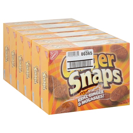 Nabisco Nabisco Old Fashioned Ginger Snaps 16 oz. Box, PK6 00365 | Zoro