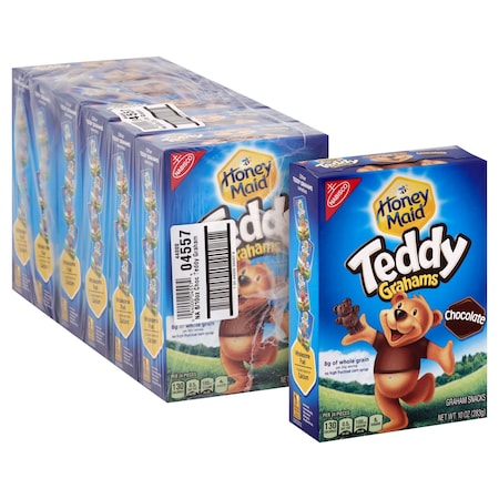 Nabisco Nabisco Chocolate Teddy Grahams Cookies 10 oz., PK6 04557 | Zoro