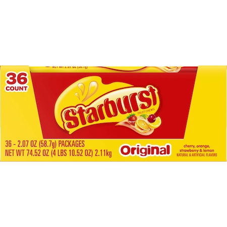Starburst Starburst Original Singles 2.07 oz., PK360 108223 | Zoro