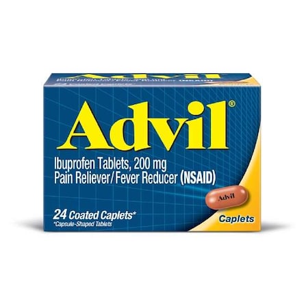 Advil Advil Caplets 24 Count, PK72 016020 | Zoro