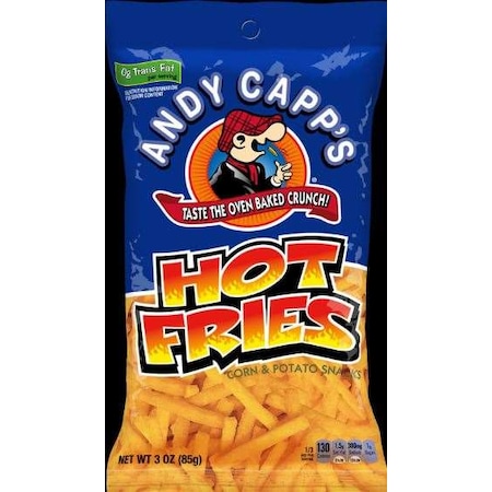Andy Capp Hot Fries 3 oz., PK35 2620047150 | Zoro
