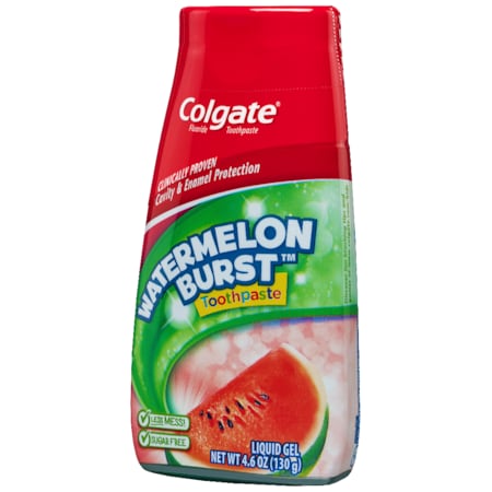 Colgate Colgate 2-In-1 Kids Watermelon Toothpaste 4.6 oz. Bottle, PK12 ...