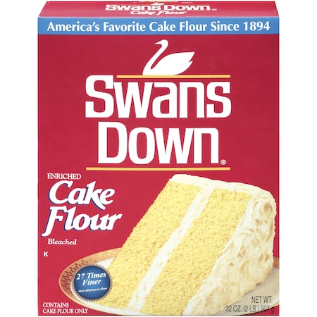 Swans Down Flour 32 oz. Box Swans Down Cake Flour Box, PK8 47900-13011 ...